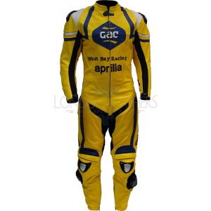 1 & 2 PIECE SUITS : Yamaha Classic Yellow Leather Motorcycle ...