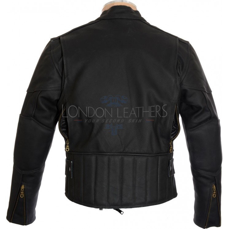 Premier Cruiser Class Matt Leather Motorcycle Jacket