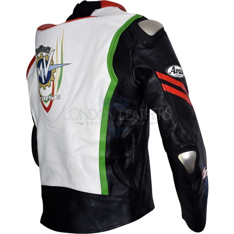 MV Agusta Corse Italia Sports Leather Biker Jacket