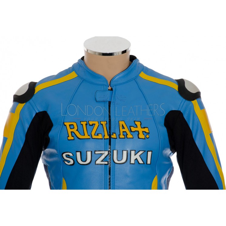 Rizla Suzuki Team MotoGP Motorcycle Jacket with Hump