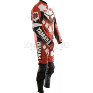 1 & 2 PIECE SUITS : Yamaha R6 Retro Red Motorbike Leather ...